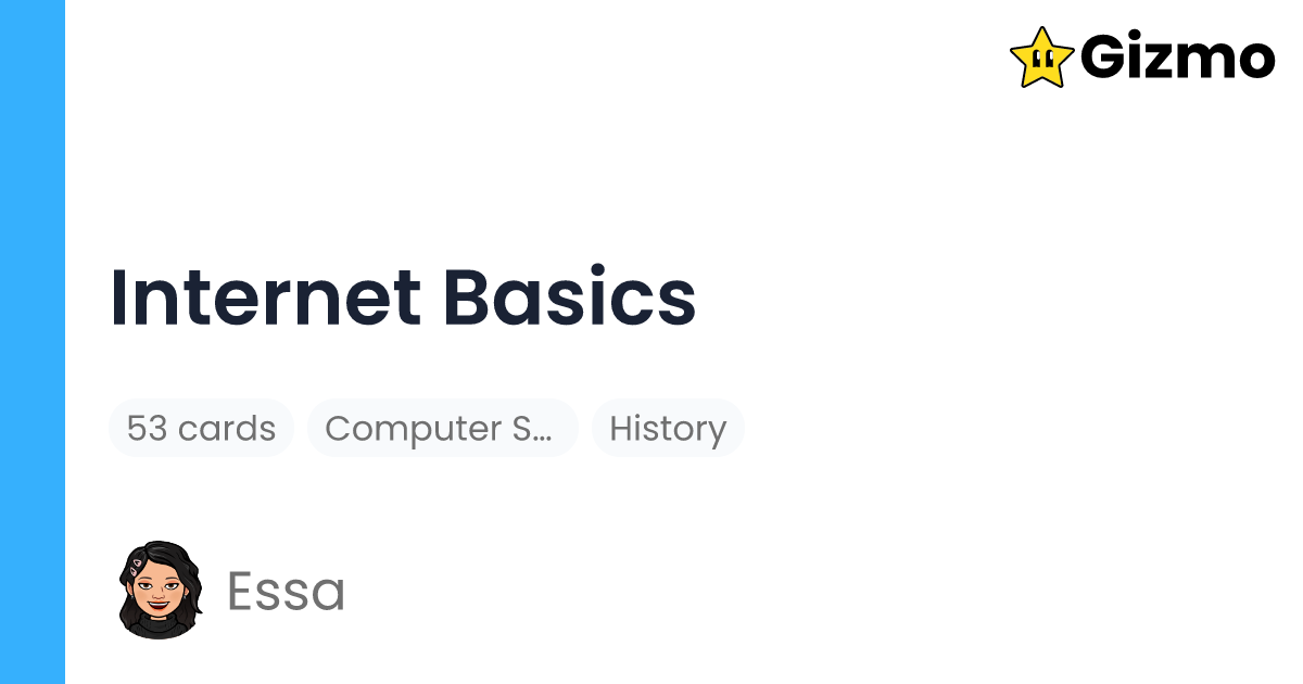 Internet Basics | Flashcards