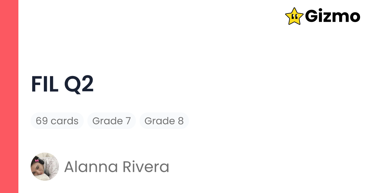 Fil Q2 | Flashcards