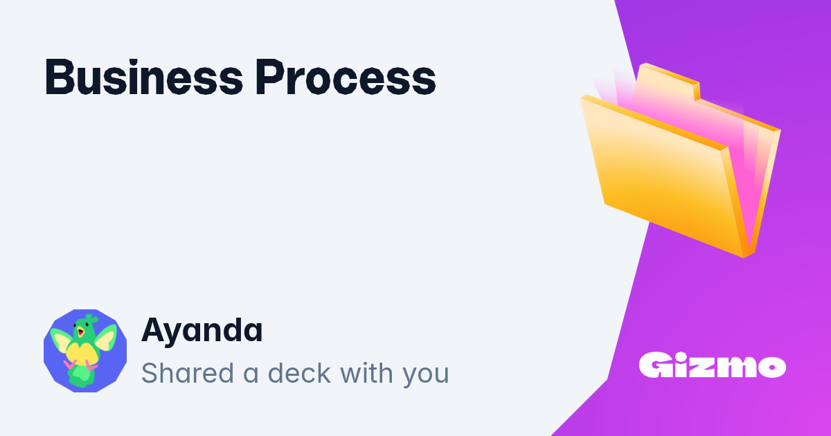 Business Process | Flashcards