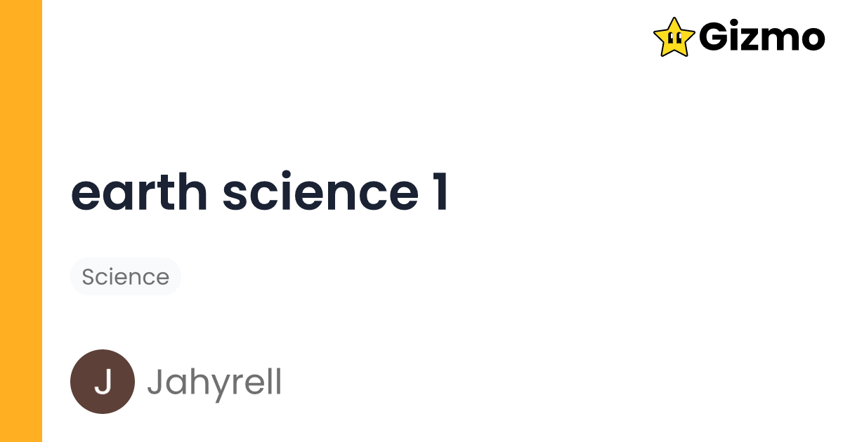 Earth Science 1 | Flashcards