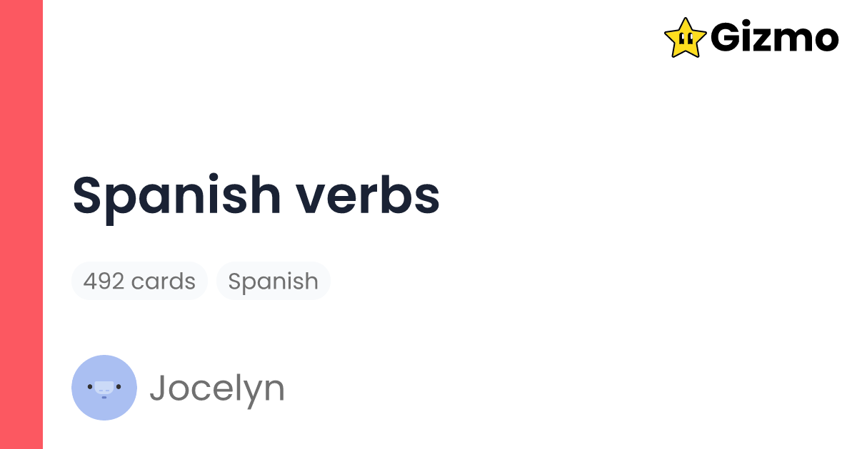Spanish Verbs | Flashcards