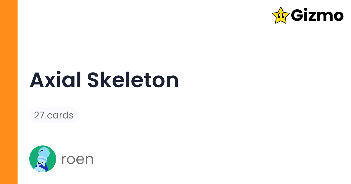 Axial Skeleton | Flashcards