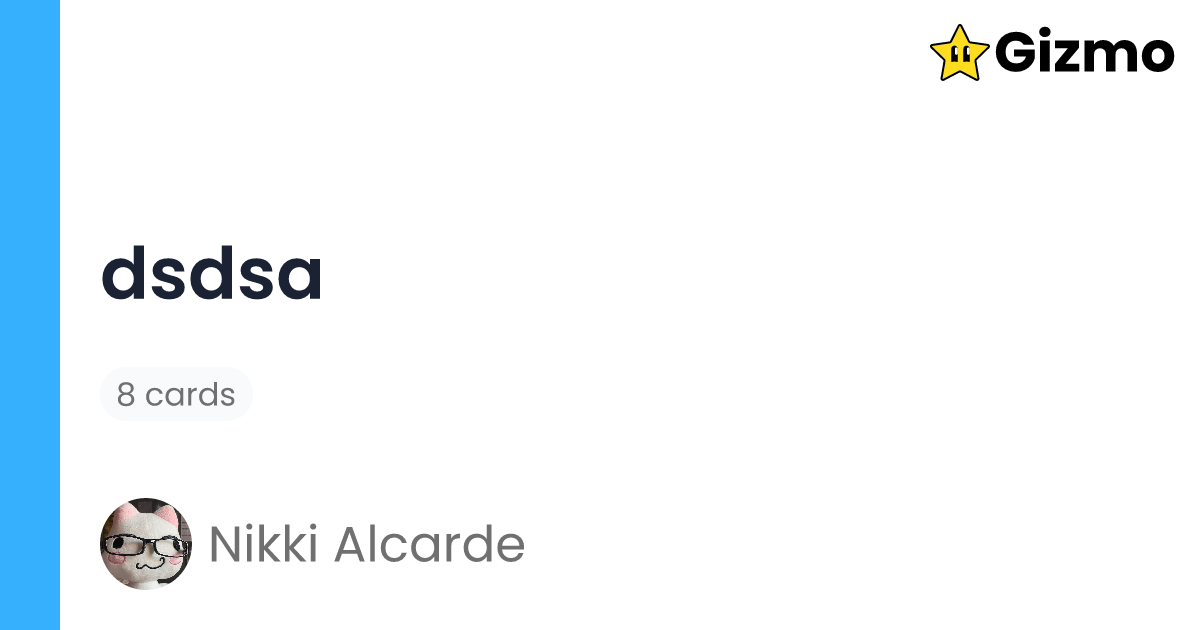 Dsdsa | Flashcards