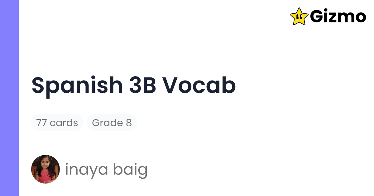 Spanish 3b Vocab | Flashcards