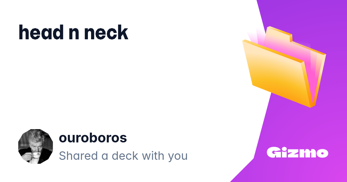 Head N Neck | Flashcards