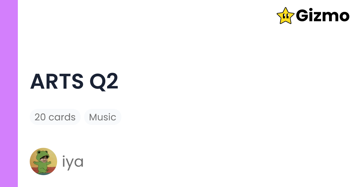 Arts Q2 | Flashcards