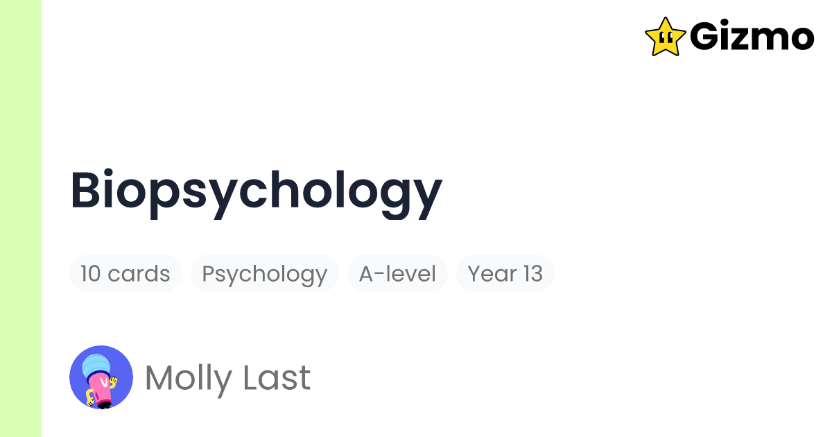 Biopsychology | Flashcards