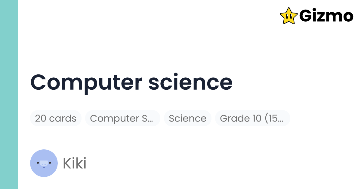 Computer Science | Flashcards