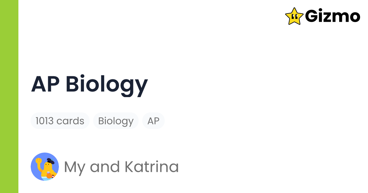 Ap Biology | Flashcards