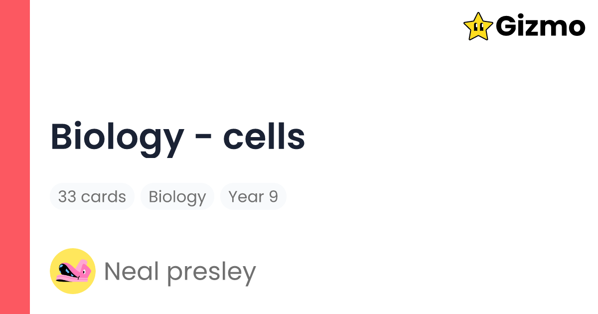 Biology - Cells | Flashcards