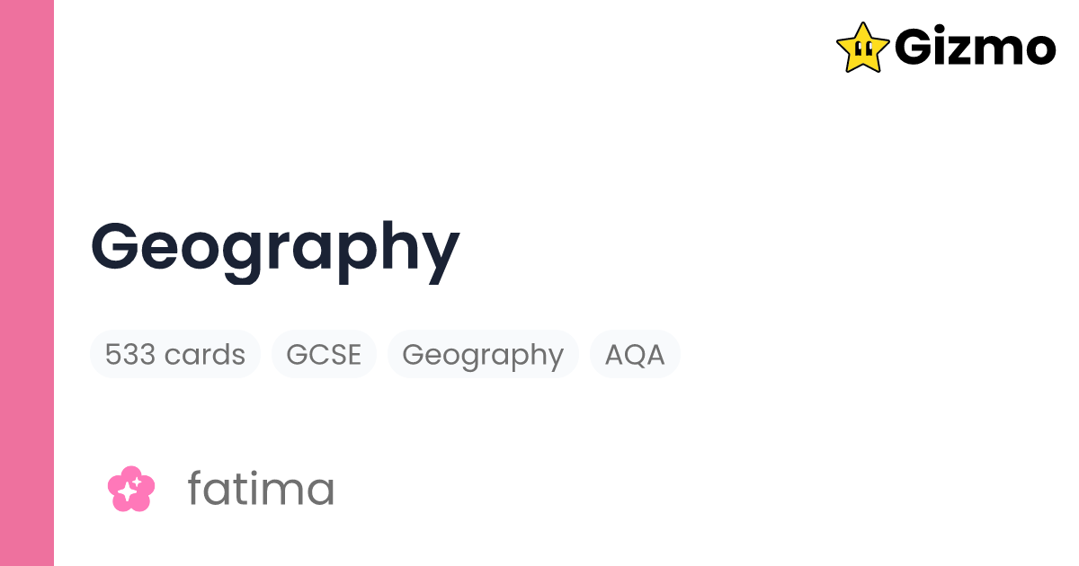 Geography | Flashcards