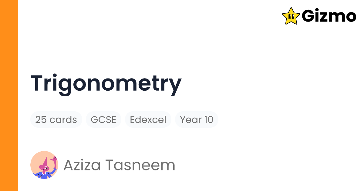 Trigonometry | Flashcards
