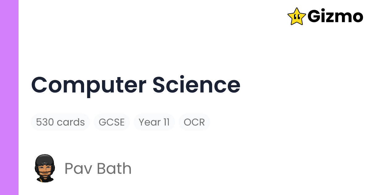 Computer Science | Flashcards