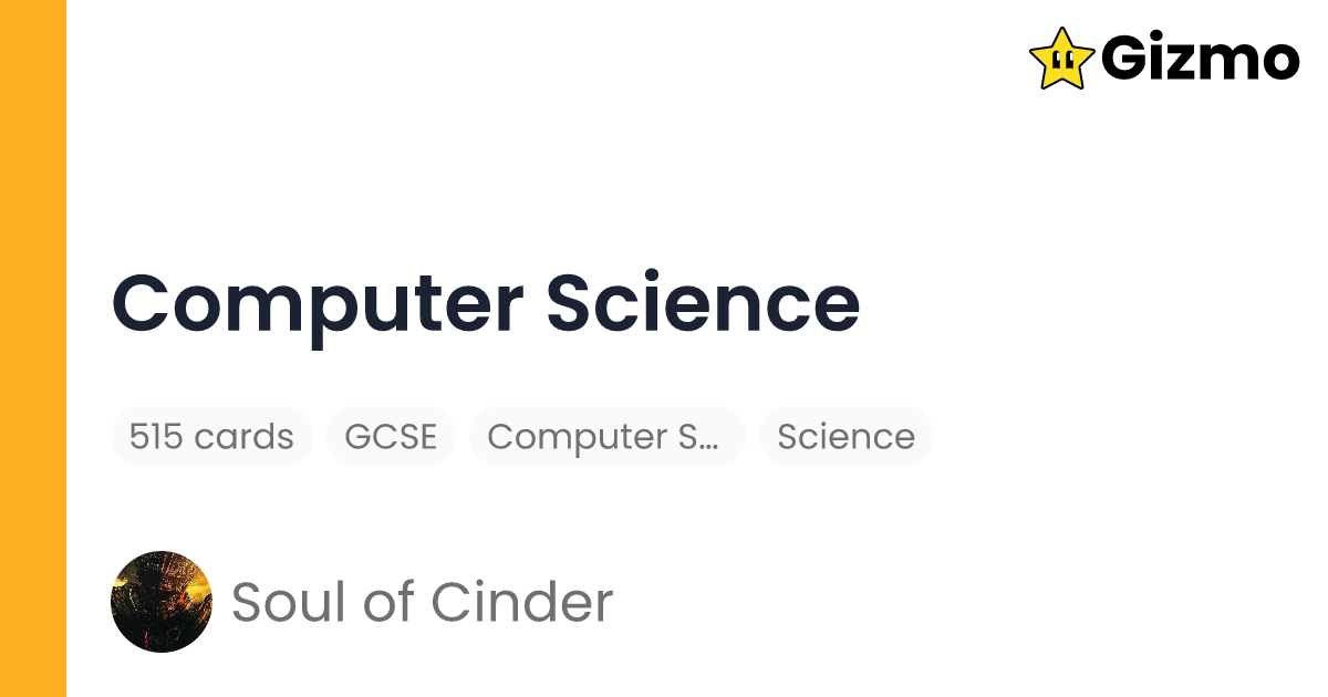 Computer Science | Flashcards