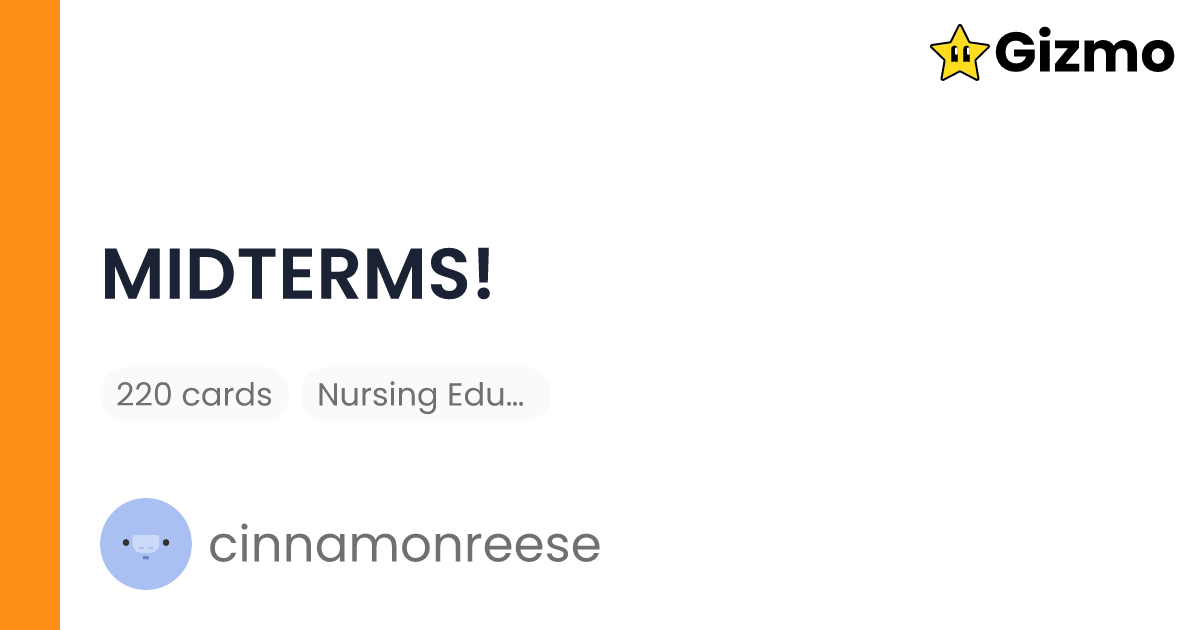 Midterms! | Flashcards