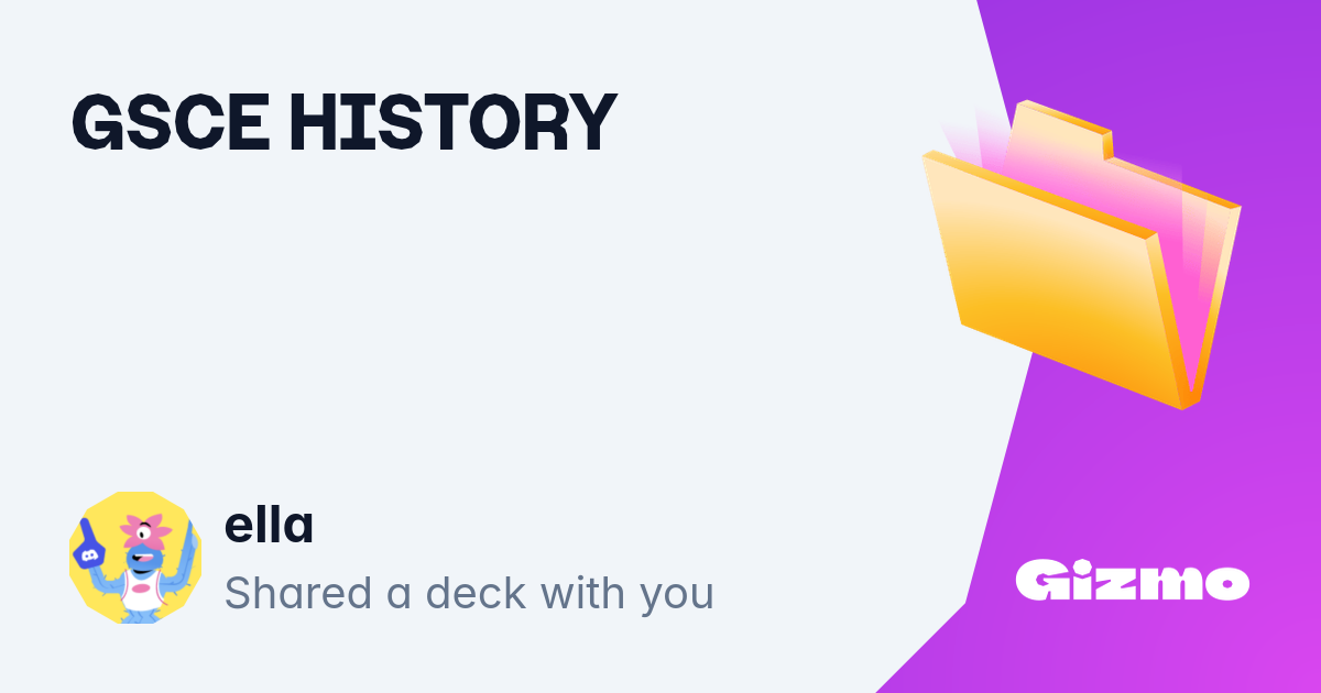 Gsce History | Flashcards