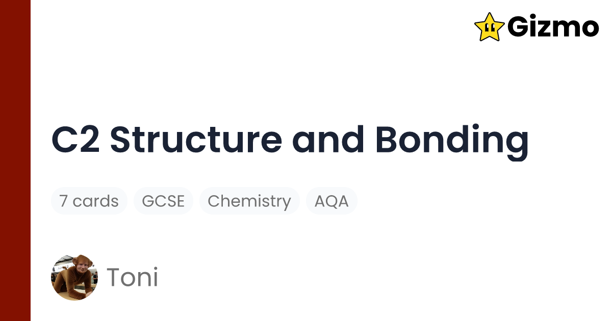 C2 Structure and Bonding | Flashcards