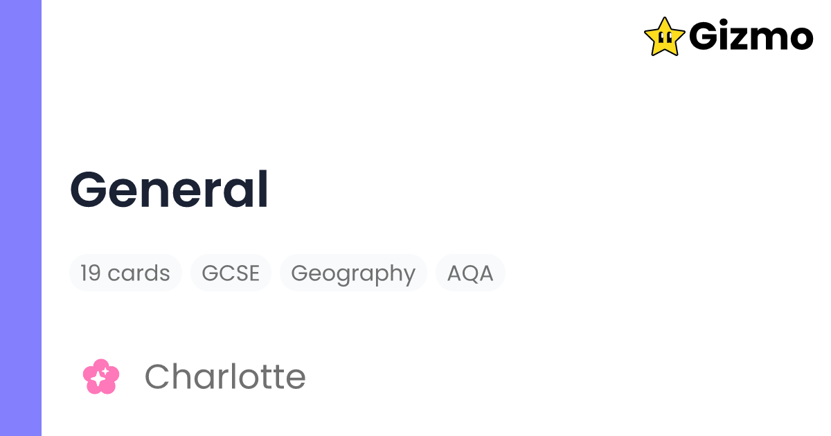 General | Flashcards