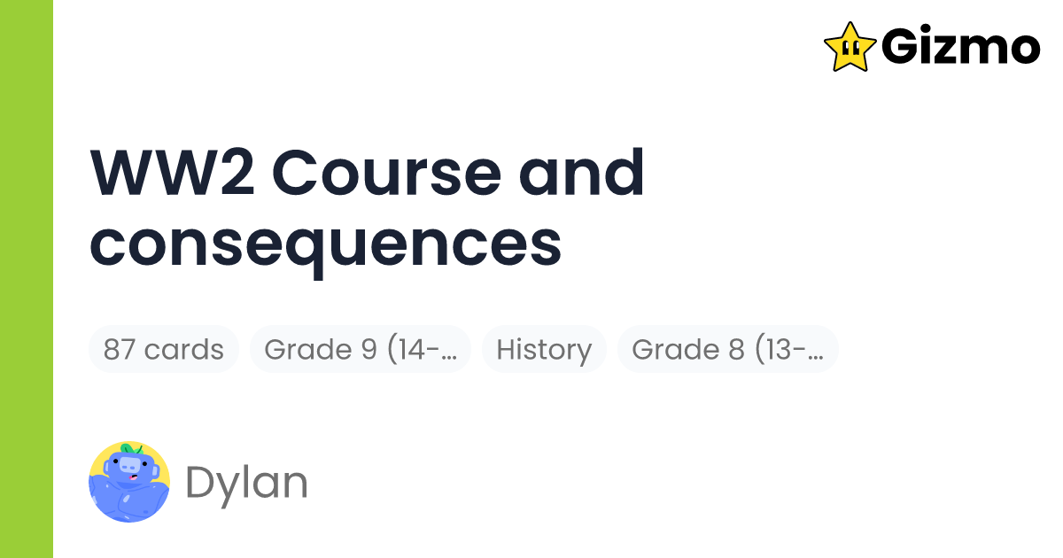 Ww2 Course and Consequences | Flashcards