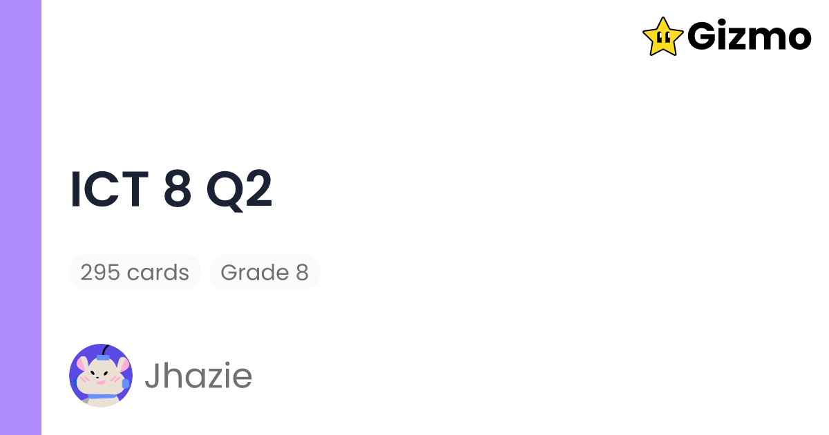 Ict 8 Q2 | Flashcards