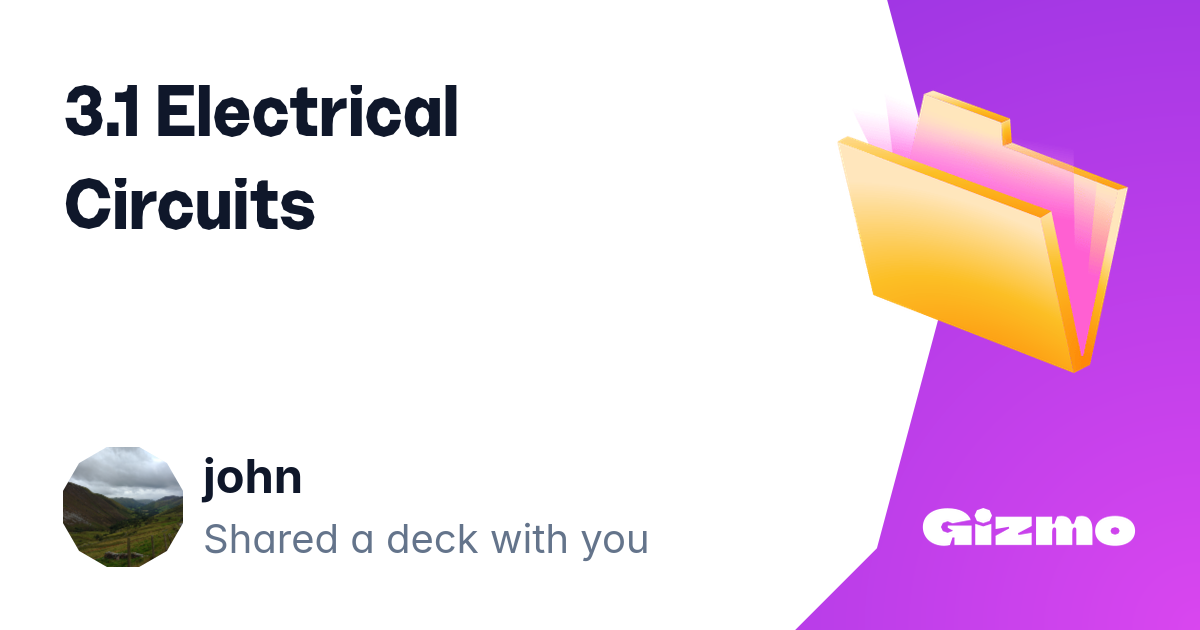 3-1-electrical-circuits-flashcards