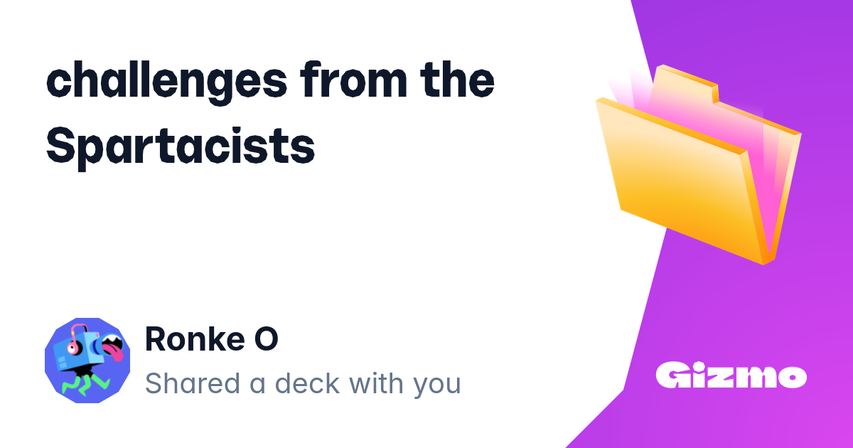 Challenges from the Spartacists | Flashcards