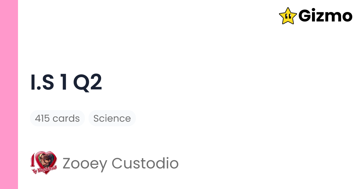 I.s 1 Q2 | Flashcards