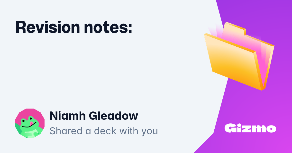 Revision Notes Flashcards revision-notes-flashcards