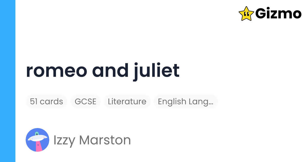 Romeo and Juliet | Flashcards