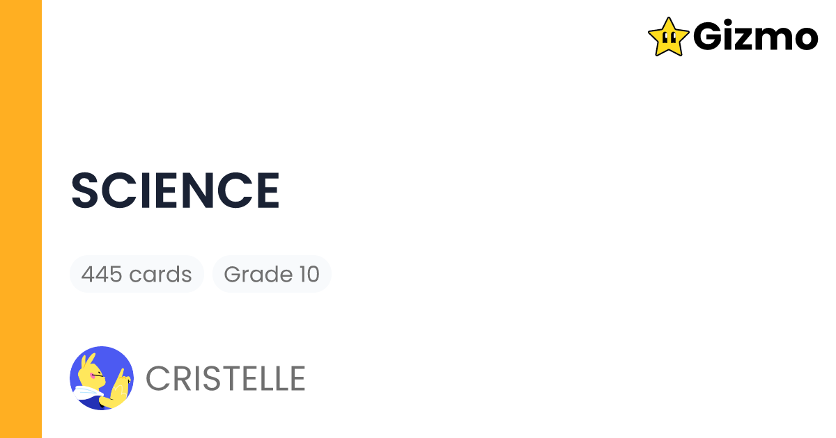 Science | Flashcards