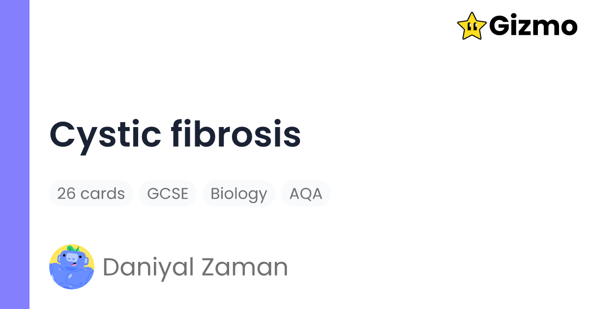 Cystic Fibrosis | Flashcards