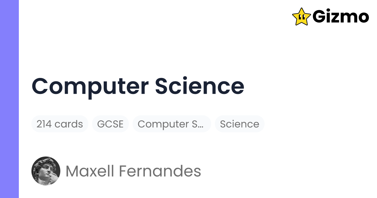 Computer Science | Flashcards
