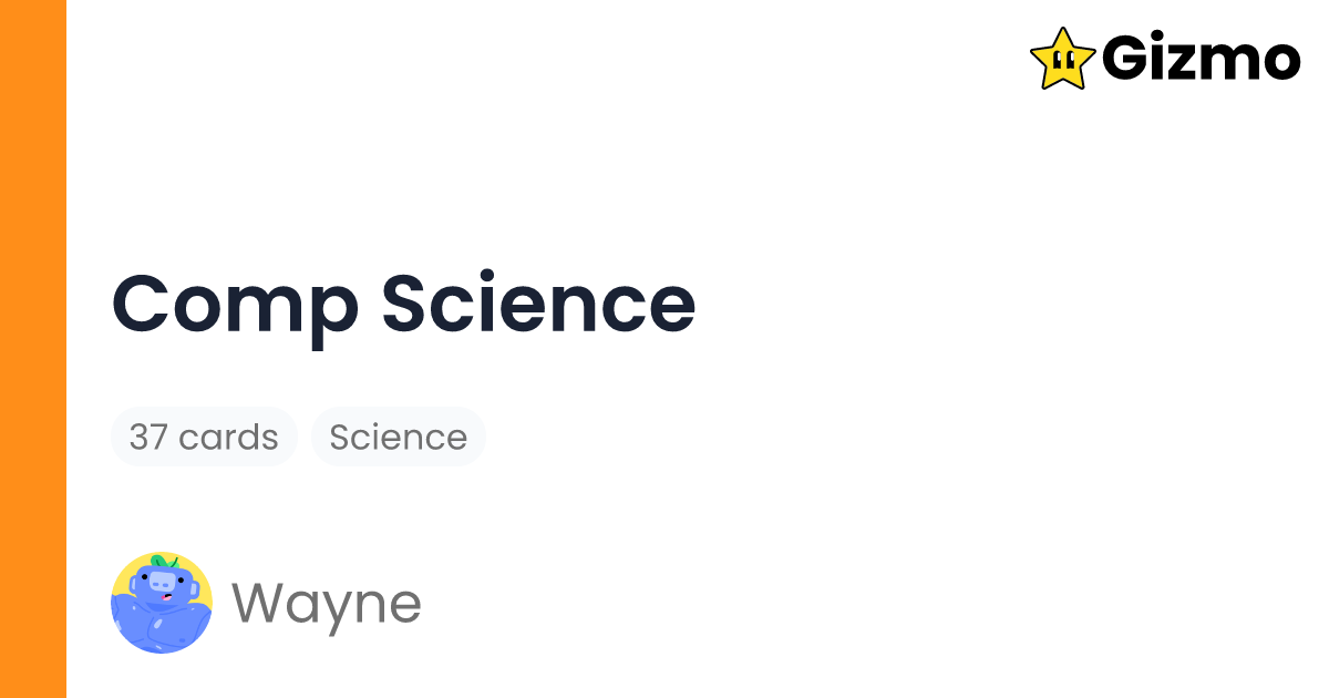 Comp Science | Flashcards