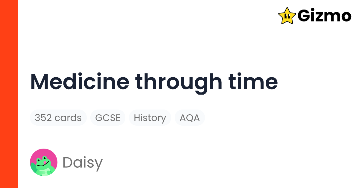 Medicine Through Time | Flashcards