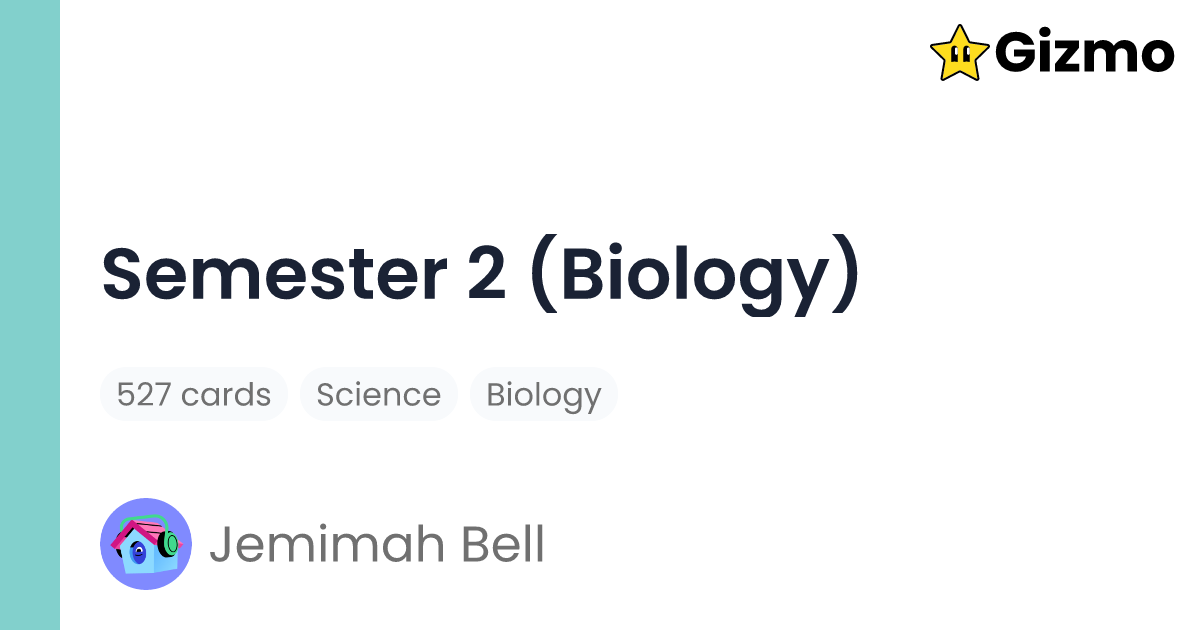 Semester 2 (biology) | Flashcards
