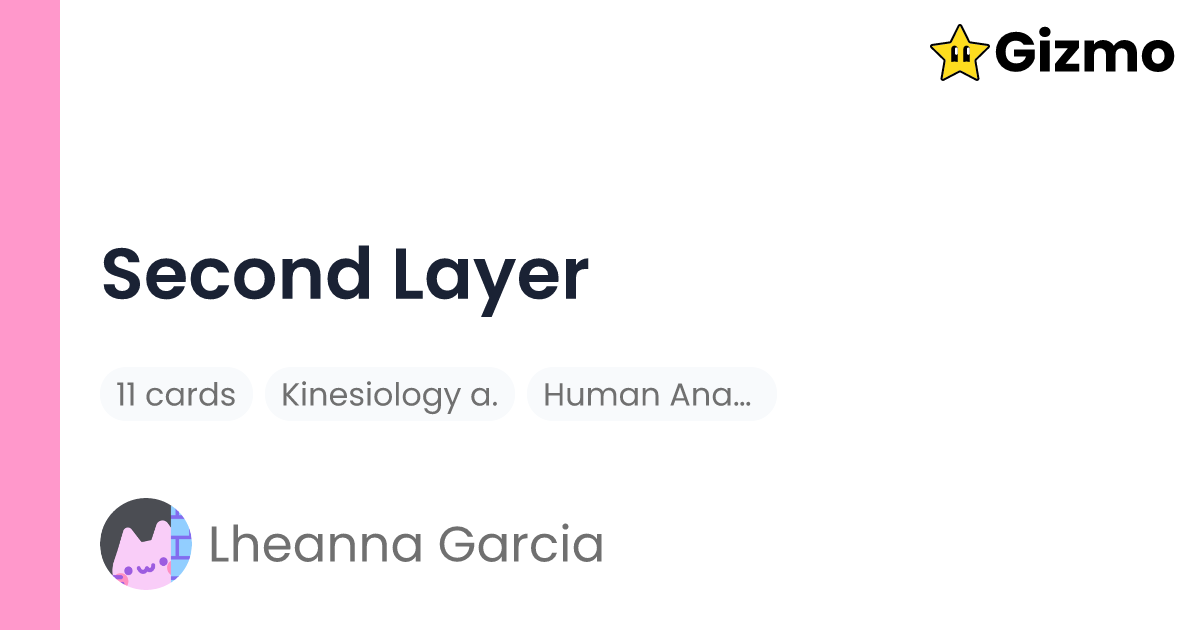 Second Layer | Flashcards