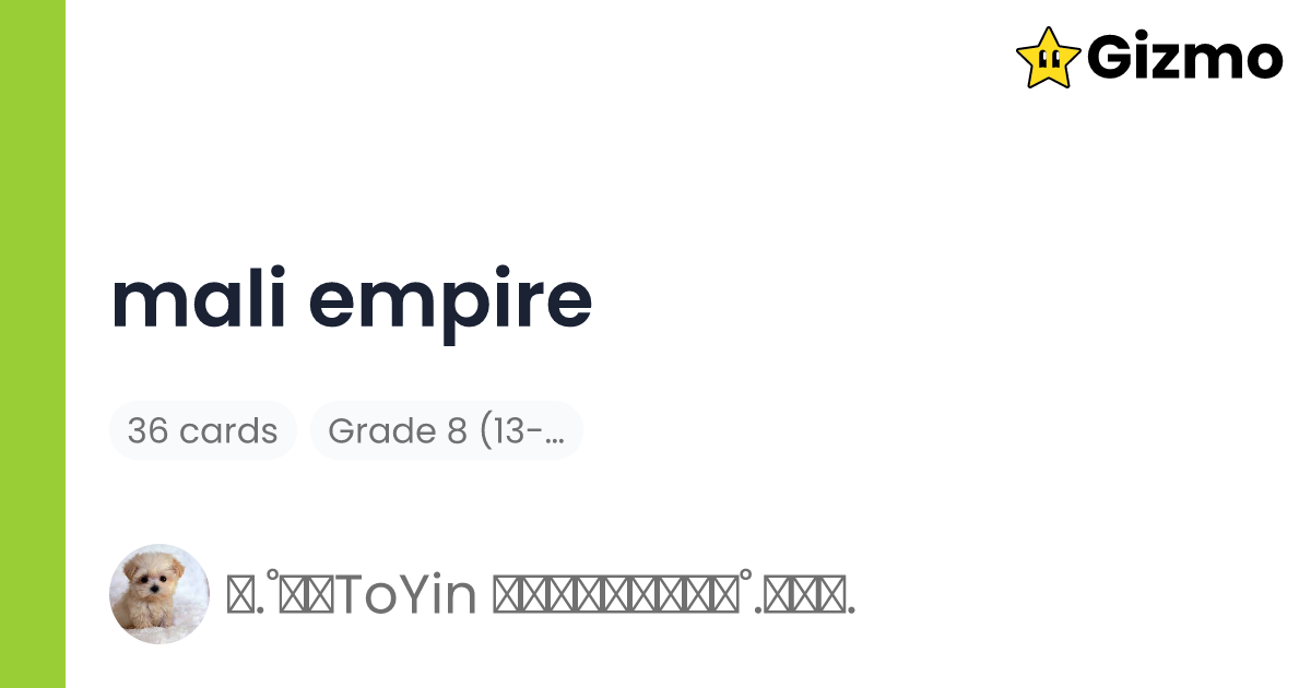 Mali Empire | Flashcards