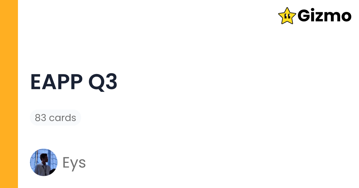 Eapp Q3 | Flashcards