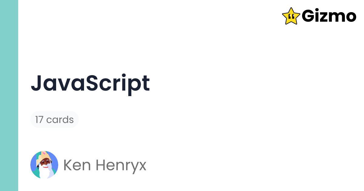 Javascript | Flashcards