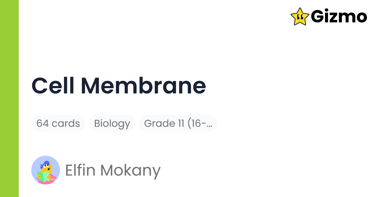 Cell Membrane | Flashcards