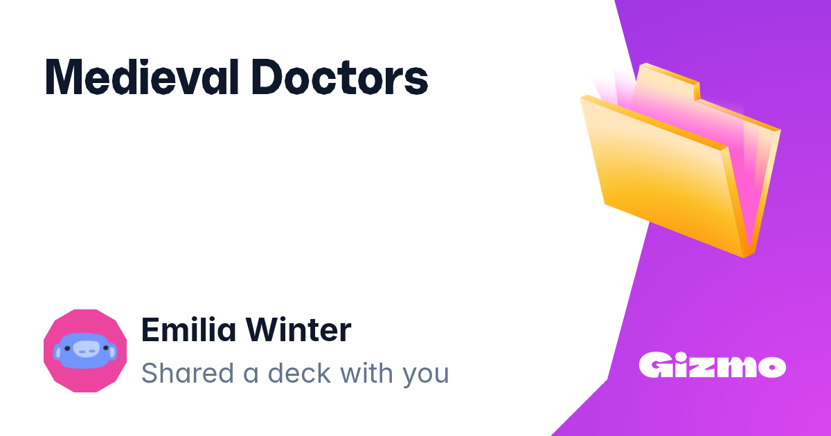 Medieval Doctors | Flashcards