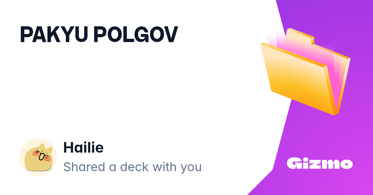 Pakyu Polgov | Flashcards