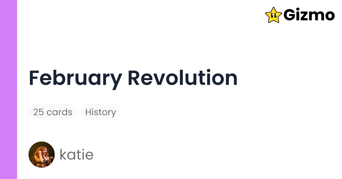 February Revolution | Flashcards