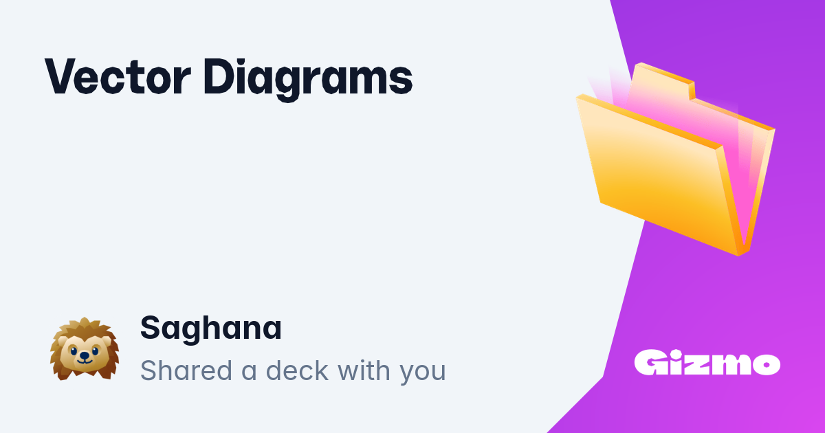 Vector Diagrams | Flashcards