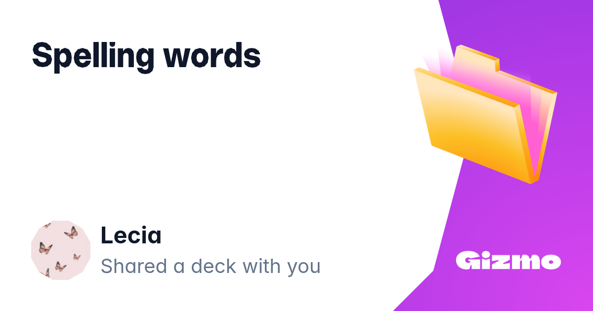 Spelling Words Flashcards spelling-words-flashcards