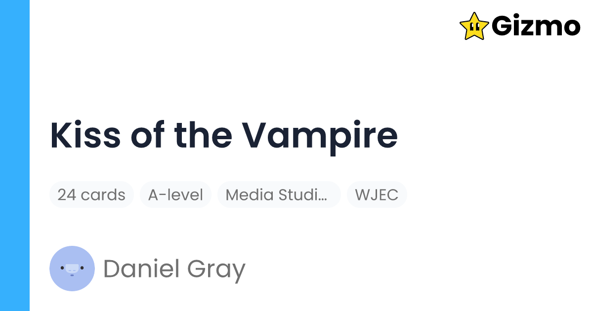Kiss Of the Vampire | Flashcards