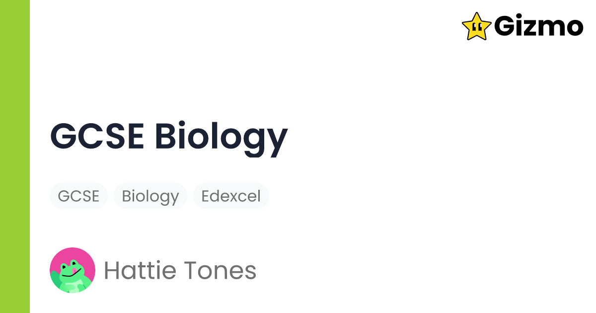 Gcse Biology | Flashcards