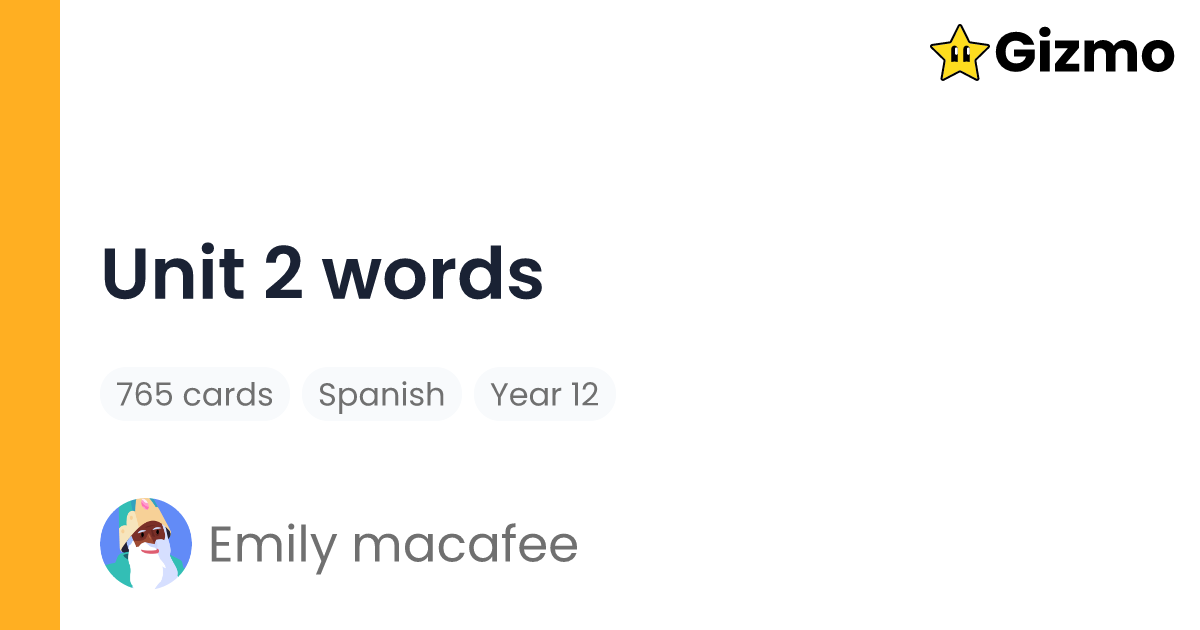 Unit 2 Words | Flashcards