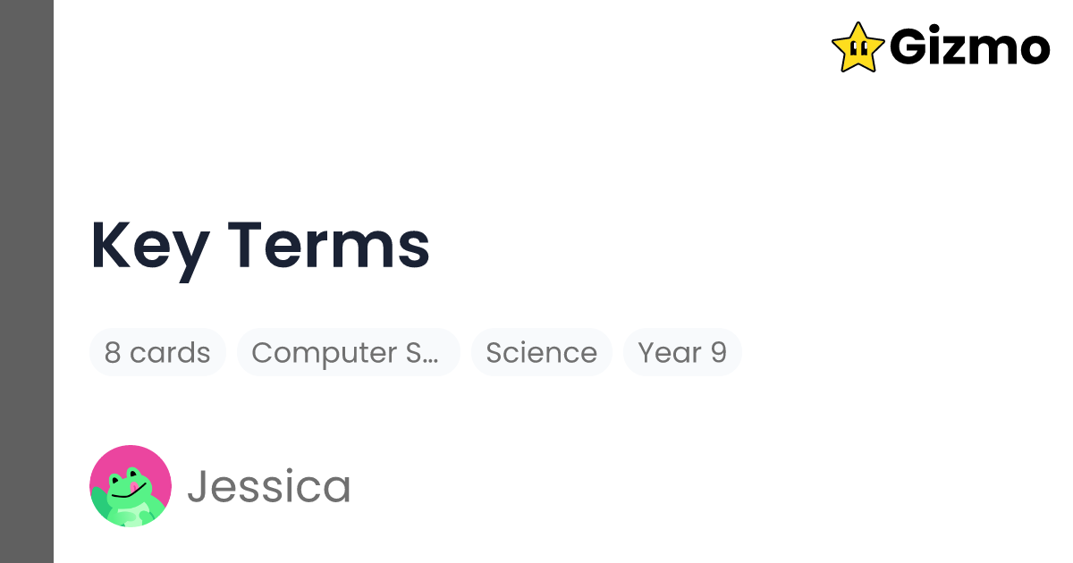 Key Terms | Flashcards