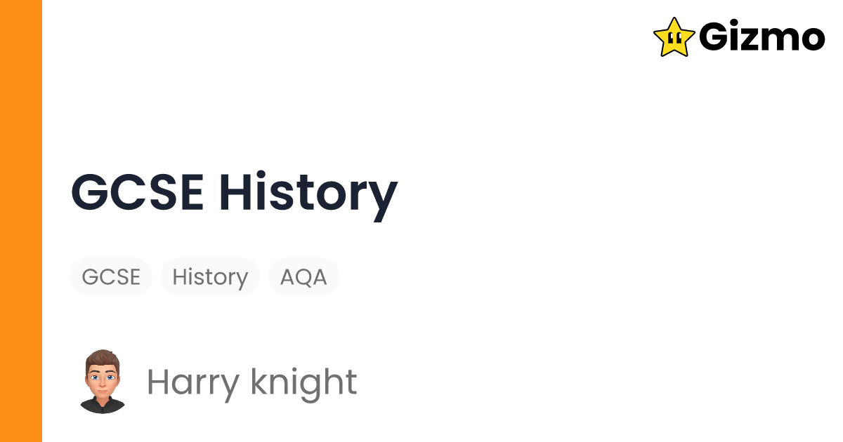 Gcse History | Flashcards